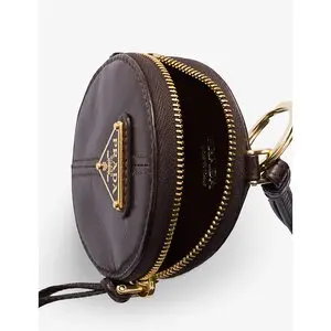 Prada Round Mini Leather Pouch
