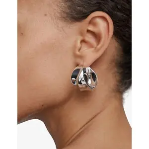 Monica Vinader Nomade Bold Medium Sterling- Hoops