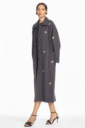 Sachin & Babi Embroidered Alessandra Coat