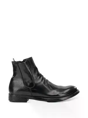 Officine Creative Hive 036 Side-zip Leather Boots - Black