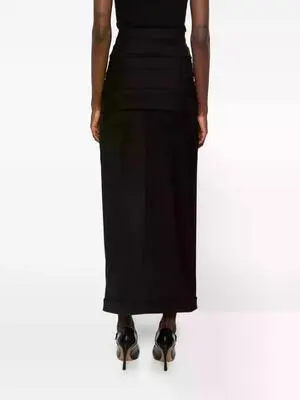 Viktor & Rolf Multi-layered Buttoned Maxi Skirt