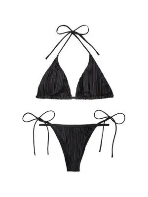 ELEGANCIA Coco Pleated Triangle Bikini