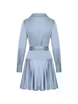 Zimmermann Silk Wrap Mini Dress