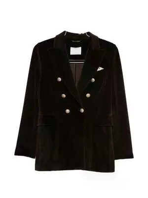 CIRCOLO 1901 Double-breasted Velvet Jacket