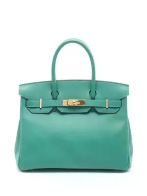 Hermès Epsom Birkin Retourne 30 Handbag - Green