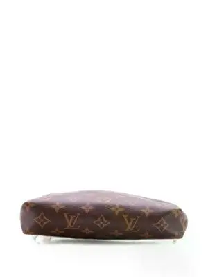 LOUIS VUITTON Pallas Monogram Canvas With Leather Clutch Bag