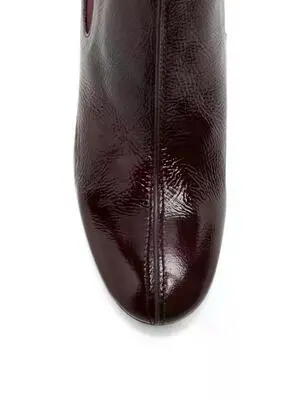 Chie Mihara Fronda Patent Leather Ankle Boots - Brown