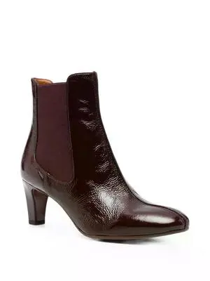 Chie Mihara Fronda Patent Leather Ankle Boots - Brown