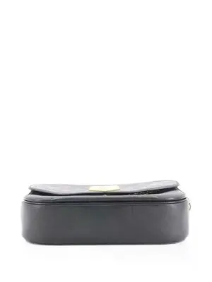 LOUIS VUITTON Monogram Leather Shoulder Bag - Black