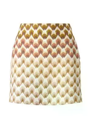 MISSONI Zig Zag-knit Metallic Skirt