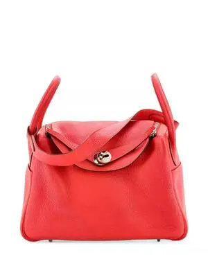 Hermès Lindy Bag Clemence 30 Shoulder Bag - Red