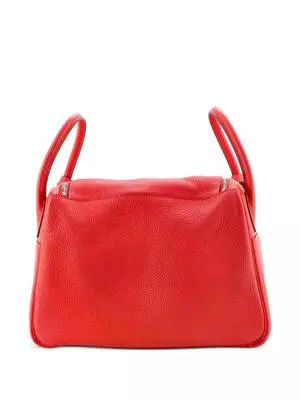 Hermès Lindy Bag Clemence 30 Shoulder Bag - Red