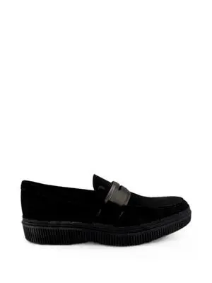 TOD'S Suede Platform Loafers