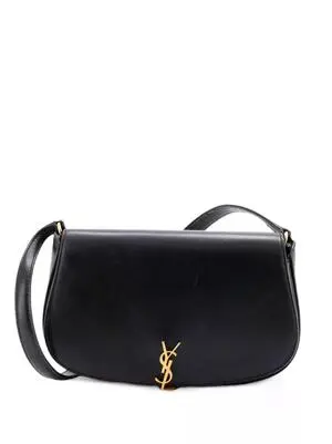 Saint Laurent Voltaire Leather Mini Shoulder Bag - Black