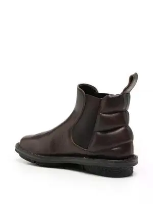 TRIPPEN Quilted-panel Leather Ankle Boots