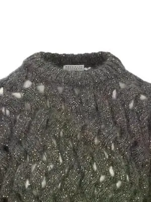 Brunello Cucinelli Zigzag Cable-knit Sweater