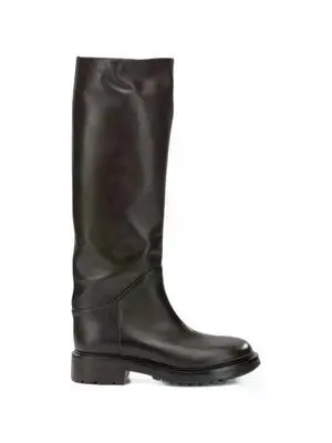 STRATEGIA SHOES Leather Knee-high Boots