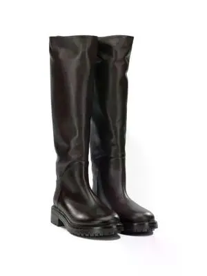 STRATEGIA SHOES Leather Knee-high Boots