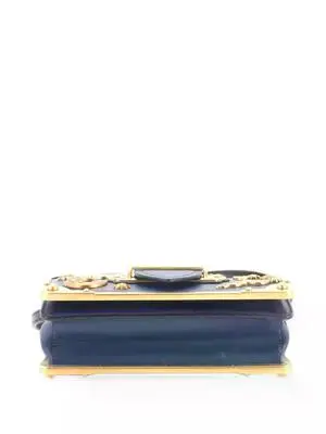 Prada Cahier Embellished Leather Small Crossbody Bag