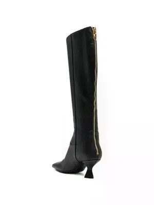 SERGIO ROSSI Rear Zip-fastening Knee-high Boots