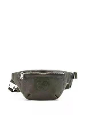 Gucci Jumbo Gg Embossed Leather Small Belt Bag