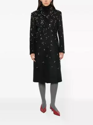 JIL SANDER Embellished Wool Coat