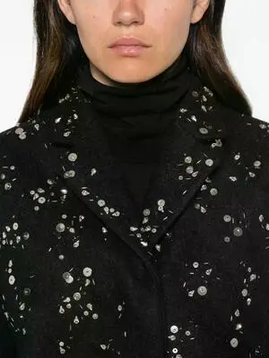 JIL SANDER Embellished Wool Coat