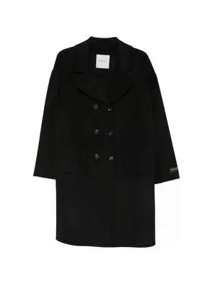 ERMANNO FIRENZE Double-breasted Notch-lapel Coat