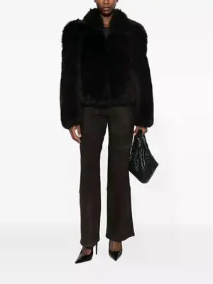 ARMA Suede Wide Leg Trousers