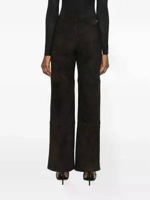ARMA Suede Wide Leg Trousers