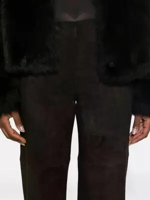 ARMA Suede Wide Leg Trousers