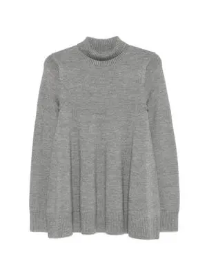 TOTEME Roll-neck Flared Sweater