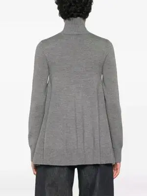 TOTEME Roll-neck Flared Sweater