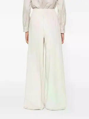 Dusan Elasticated-waist Wide-leg Trousers