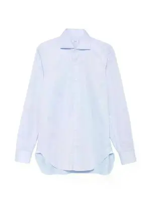 BARBA NAPOLI Spread-collar Button-up Shirt
