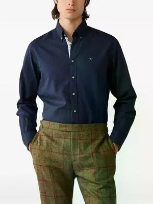 HACKETT LONDON Brompton Button-down Flannel Shirt