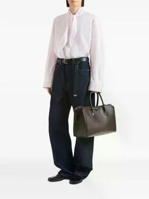 Givenchy Medium Antigona Catchall Bag In Shiny Grained Leather