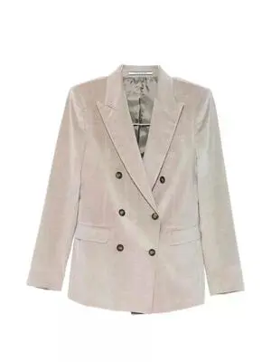 Tagliatore Double-breasted Corduroy Suit - Neutrals