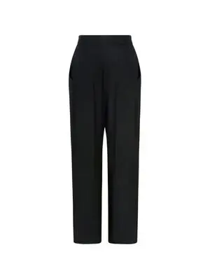 Balmain Pleated Straight-leg Trousers