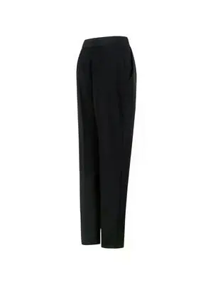 Balmain Pleated Straight-leg Trousers
