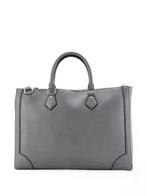 LOUIS VUITTON Slim Briefcase Taiga Leather Business Bag
