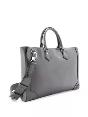 LOUIS VUITTON Slim Briefcase Taiga Leather Business Bag