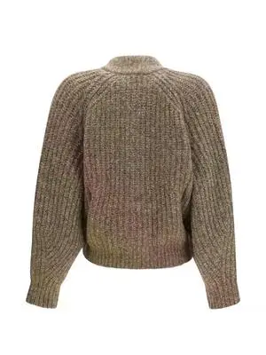 Brunello Cucinelli Sequin-embellished Ribbed-knit Cardigan