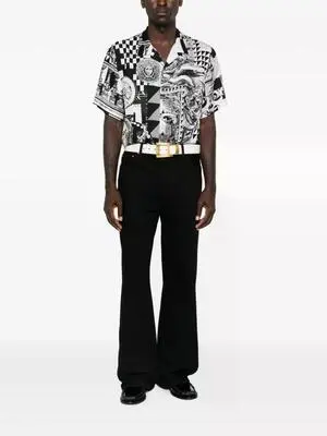 Versace Medusa Collage Silk Shirt