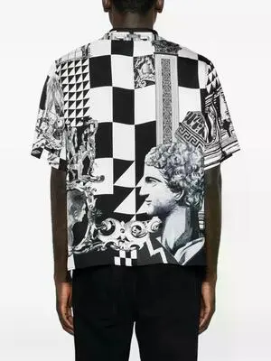 Versace Medusa Collage Silk Shirt