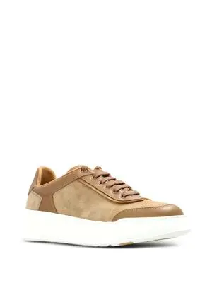 Max Mara Suede Urban Sneakers - Neutrals