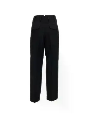 AMI Paris Pleated Virgin-wool Trousers