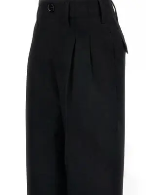 AMI Paris Pleated Virgin-wool Trousers