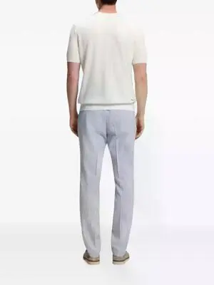 BOSS Waffle-knit Short-sleeve Top