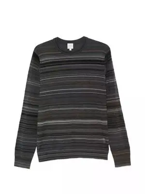 Paul Smith Striped Crew-neck Sweater - Grey